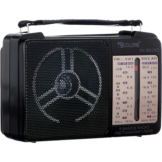 Radio Wireless Golon Fm-Am Rx-607Ac