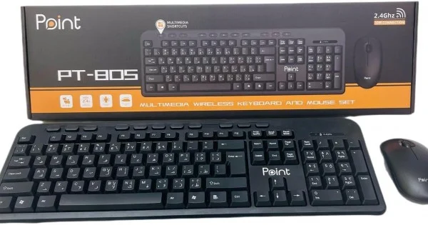 Keyboard&Mouse Wireless Point Pt-805