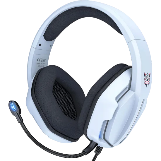 Headset Gaming onikuma With RGB LED X27 White