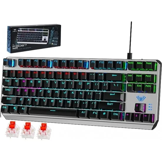 Keyboard Wired Meetion Gaming Blue Switch RGB MK20 GARY