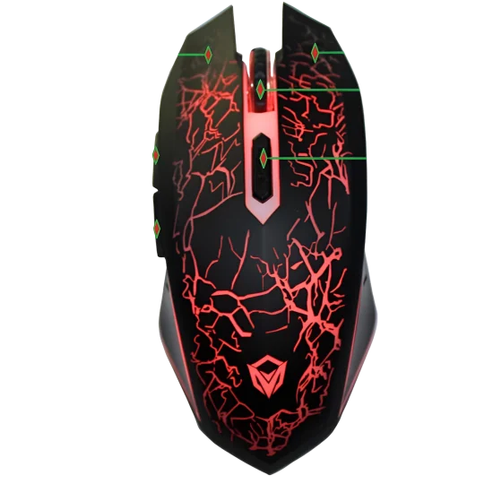 Mouse Wired Meetion Gaming LED MT-M930 BLACK