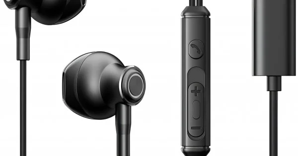 Headphone Mobile Wired Joyroom Type-C Metal JR-EC07 Black