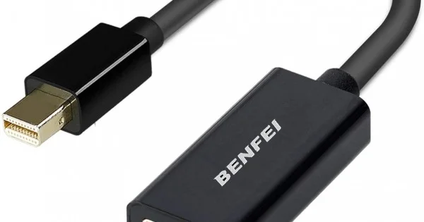 Convert Mini Display Male To Hdmi Female