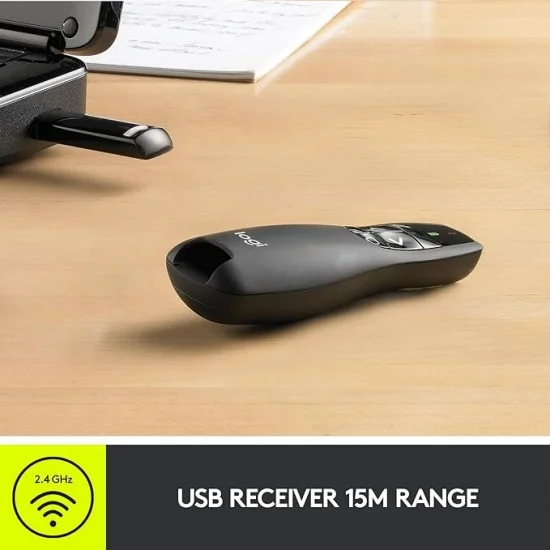 Presenter Wireless Logitech R400 Black