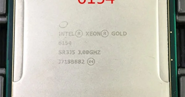 Processor Intel Xeon Gold 6154