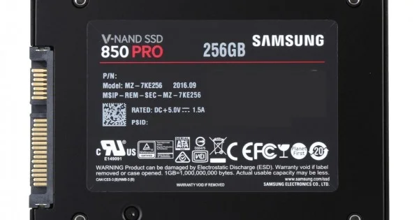 Hard Ssd Samsung 256Gb Sata 2.5" 850 Pro