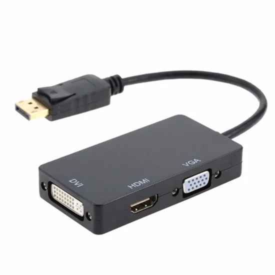 Convert Display Port To Vga+Dvi+Hdmi Female