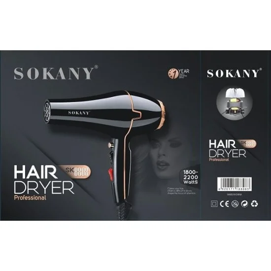 Hair Dryer Sokany Sk-8808 (استشوار)