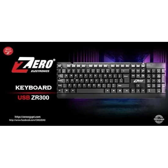 KeyBoard Wired Zero ZR-300