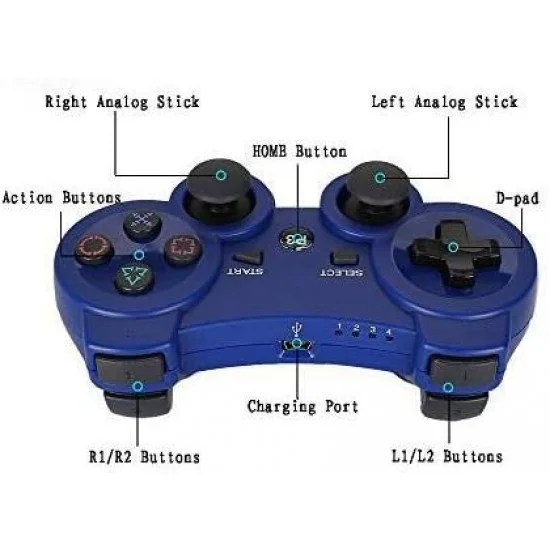 Game Pad Wireless Double Shock Ps3