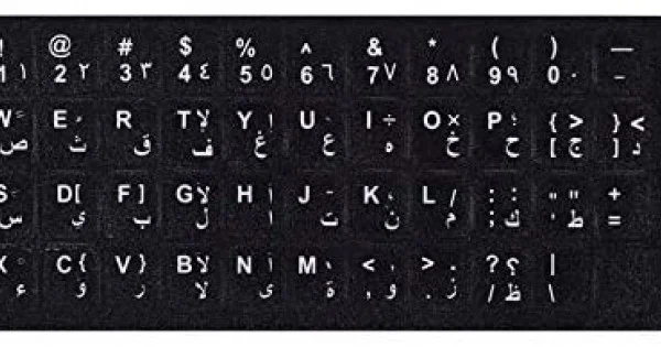 Sticker Keyboard Letter Arabic English